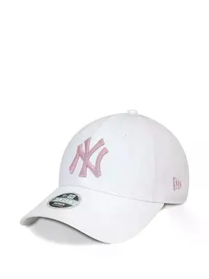 New Era Embroidered-logo Baseball Cap - White