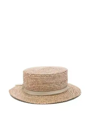 Fabiana Filippi Raffia Sun Hat - Neutrals