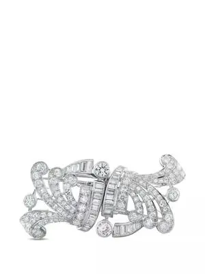 LB EXCLUSIVE Diamond Embellished Brooch - Silver