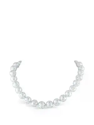 LB EXCLUSIVE Diamond And Pearls Necklace - Silver