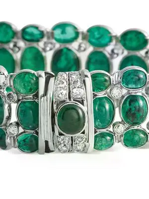 LB EXCLUSIVE Emerald And Diamond Bracelet
