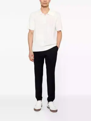Zegna Elastic-waistband Trousers - Blue