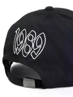 Carhartt Work In Progress Embroidered Logo Baseball Cap - Black