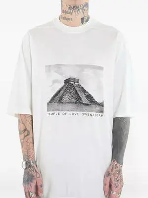 Rick Owens Jumbo Ss Cotton T-shirt