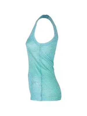Pho Firenze Sleeveless Round-neck Top - Blue
