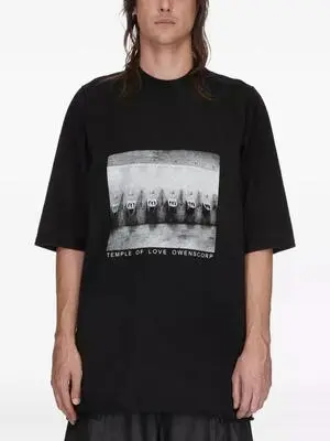 Rick Owens Jumbo Ss T-shirt - Brown