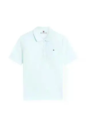 Tommy Hilfiger Buttoned Polo Shirt - Blue
