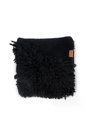 Loewe Fringed Scarf - Black