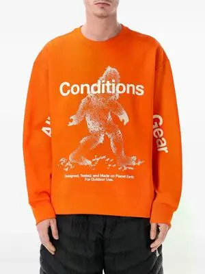 Nike Tuff Fleece Crew-neck Sweatshirt - Orange