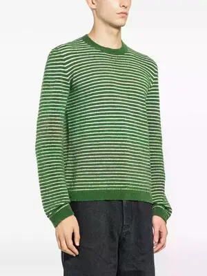 Loewe Striped Crew-neck Sweater