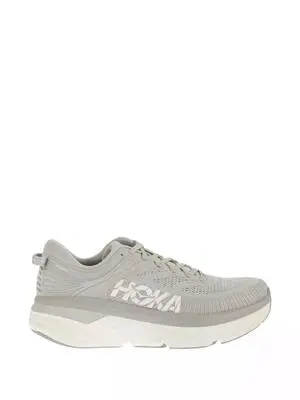 HOKA Bondi Lace-up Sneakers - Grey