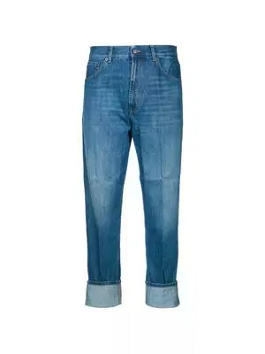 DONDUP Paco Cuffed Jeans - Blue