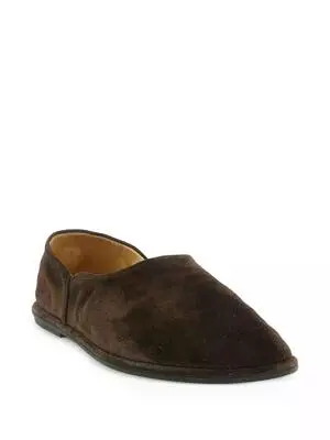 THE ROW Canal Suede Loafers
