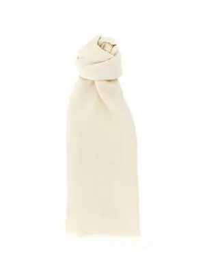 Max Mara Jacquard Paisley Scarf - Neutrals