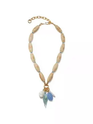 LIZZIE FORTUNATO Marilla Seashell Necklace - Gold