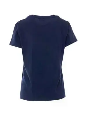Liu Jo Strass Logo T-shirt - Blue