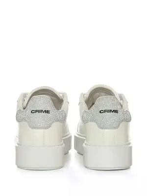 CRIME LONDON Round-toe Leather Sneakers