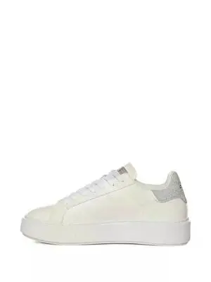 CRIME LONDON Round-toe Leather Sneakers
