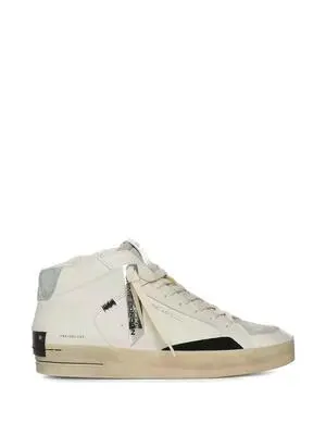 CRIME LONDON Sk8 Leather Sneakers - Neutrals