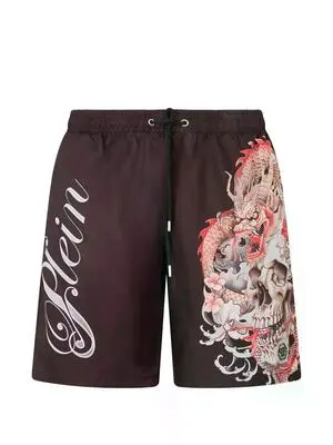Philipp Plein Skull-print Shorts