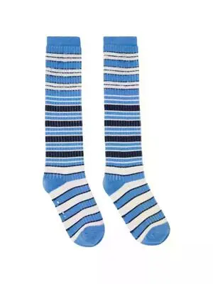 Marni Striped Socks - Blue