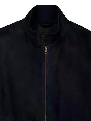 Boglioli Leather Bomber Jacket