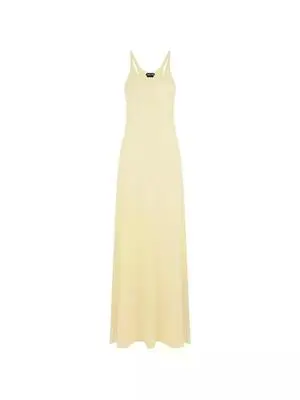 TOM FORD Virgin Wool Maxi Dress - Yellow