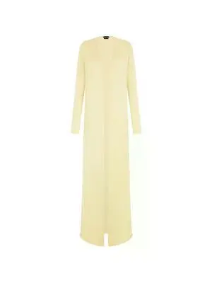 TOM FORD Longline Cardigan - Yellow