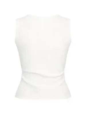 Just Cavalli Ring-detail Sleeveless Top