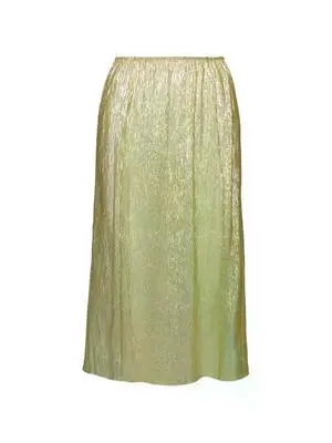 PETAR PETROV Elasticated Shimmer Midi Skirt