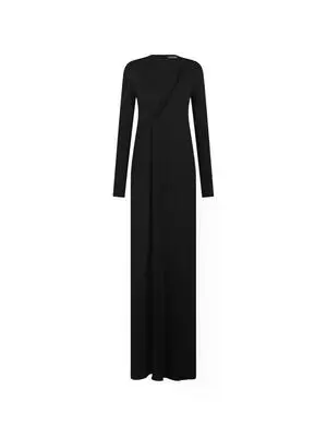 TOM FORD Cutout Long-sleeve Maxi Dress - Black