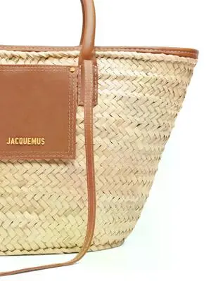 Jacquemus Soli Straw Tote Bag