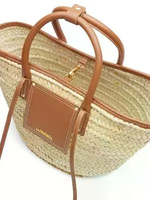 Jacquemus Soli Straw Tote Bag