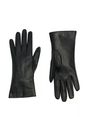 THE ROW Florence Stitched Leather Gloves