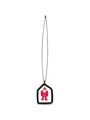 WALTER VAN BEIRENDONCK X Dover Street Market Beaded Pendant Necklace - Black