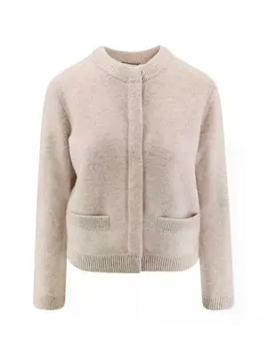 Vince Front-pocket Cardigan - Neutrals
