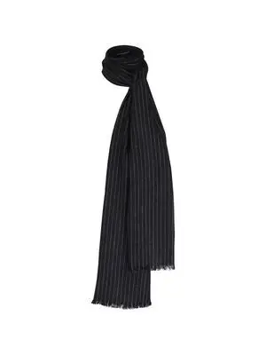 Kinross Cashmere Striped-pattern Scarf
