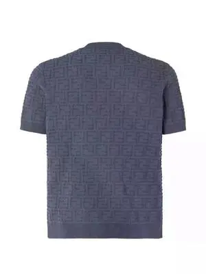 Fendi Embossed Crew-neck T-shirt