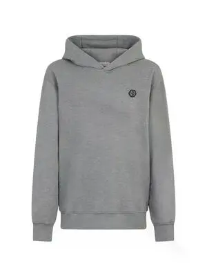 Philipp Plein Hooded Sweatshirt With Logo Patch