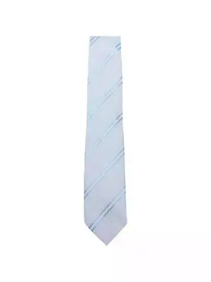 TOM FORD Striped Tie - Blue