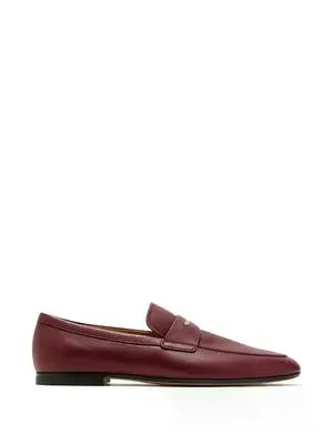TOD'S Plaque-detail Loafers - Red