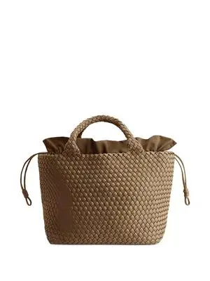 MARREA Medium Woven-design Drawstring Tote Bag