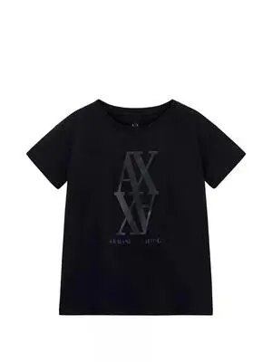Armani Exchange Logo-print T-shirt - Black