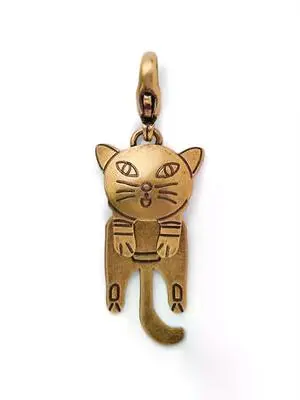 Marni Cat-charm Keyring - Gold