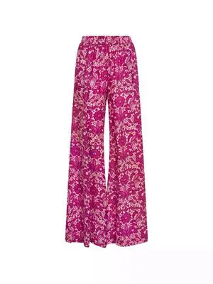 GIANLUCA CAPANNOLO Antonia Floral Trousers - Pink