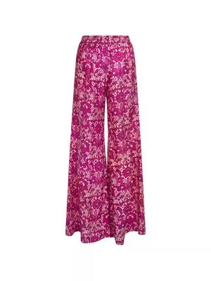 GIANLUCA CAPANNOLO Antonia Floral Trousers - Pink
