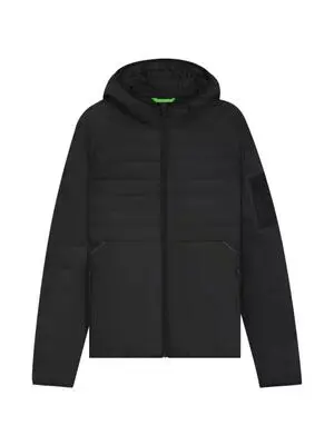 BOSS Quilted Hooded Down Jacket - Black
