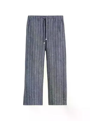 Max Mara Striped Drawstring-waist Trousers