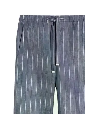 Max Mara Striped Drawstring-waist Trousers