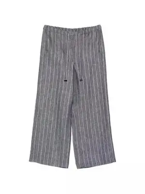 Max Mara Pinstripe Drawstring Trousers